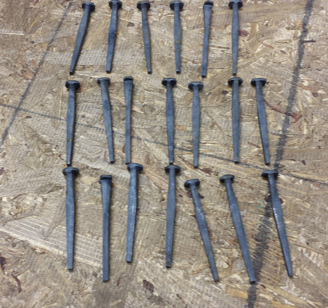 Rose Head Wrought Iron Nails #8 - Sold in Lots of 40 Nails - Etsy