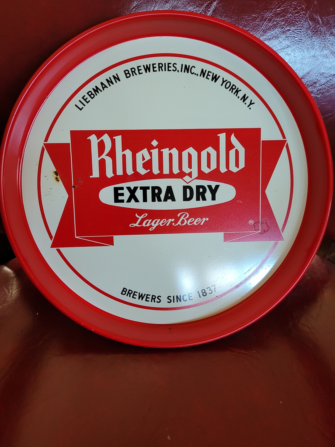 Rheingold Extra Dry Metal Beer Tray - Etsy