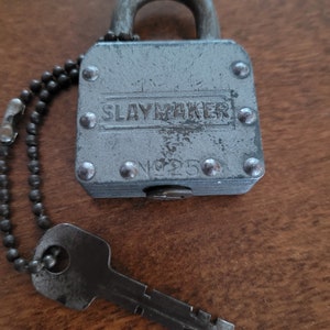 Slaymaker Padlock & Key No 25 Patent 1837071 - Etsy