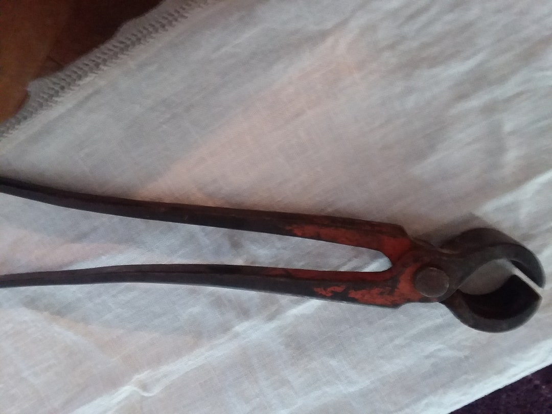 Blacksmith Farrier's Nippers Marked Donegal - Antique Heavy Metal - Etsy