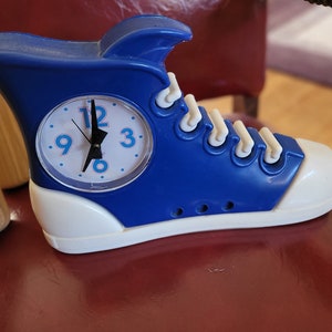 High Top Shoe Clock - Plastic - Etsy