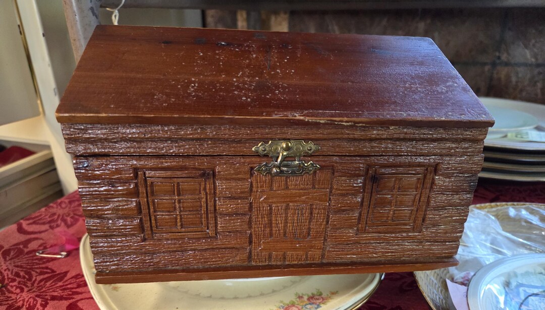 Log Cabin Shaped Cigar Box - Factory 1386 State of Pennsylvania ...