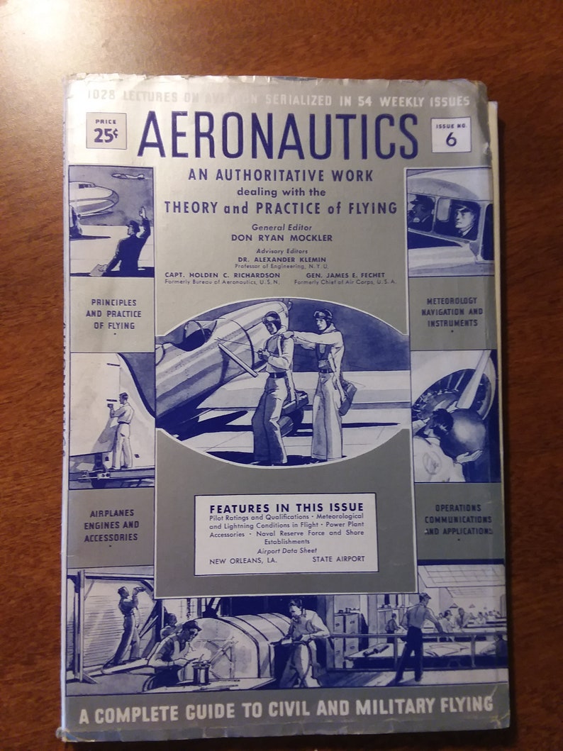 Aeronautic 1940 Issue 6 Gen Ed Don Ryan Mockler - Etsy