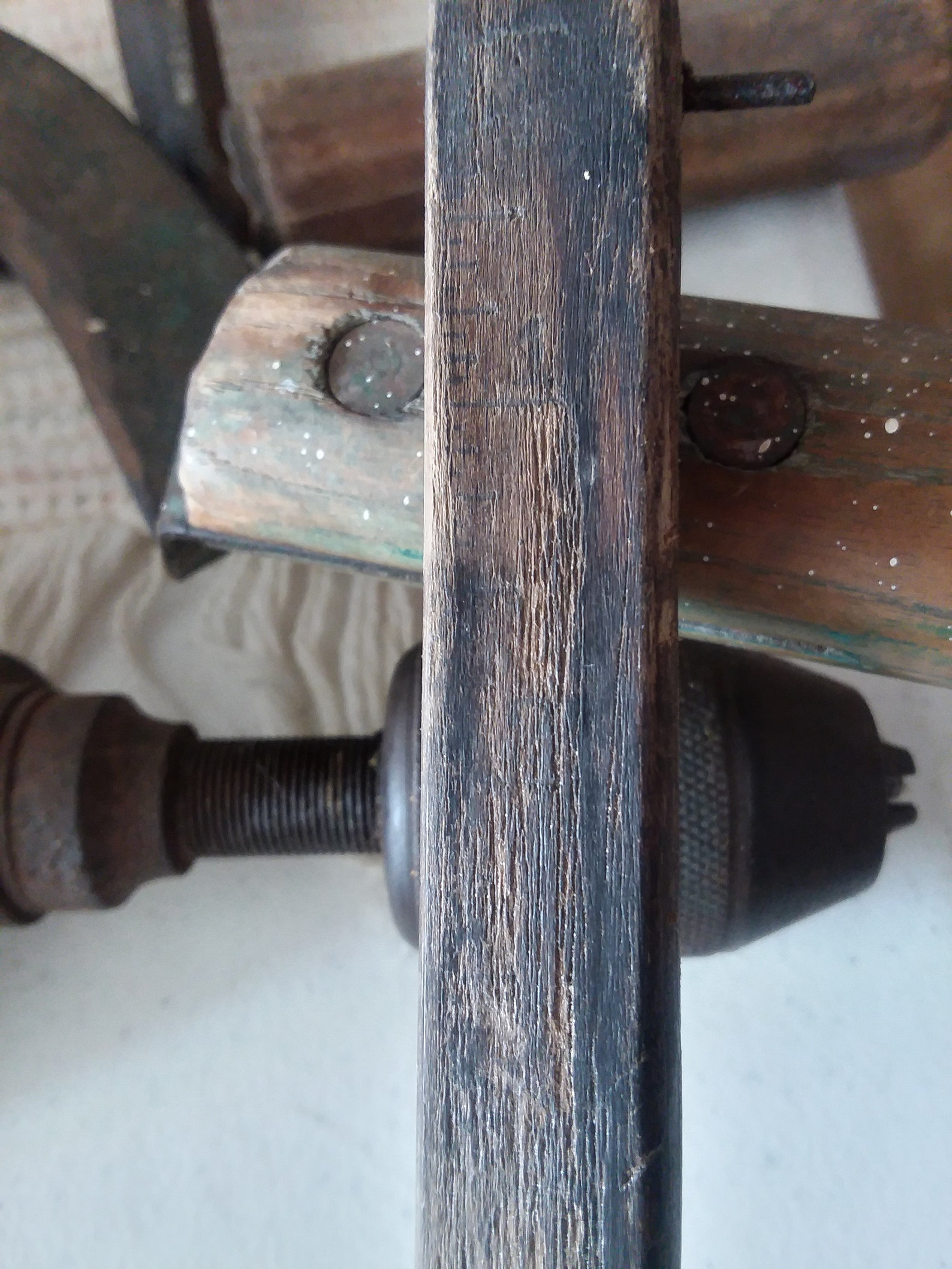 Antique Wooden Marking Tool | Etsy