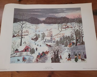 Grandma Moses Print - Etsy