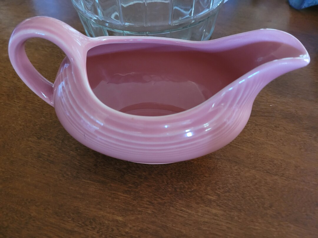 HLC Fiesta Rose Gravy Boat - Etsy