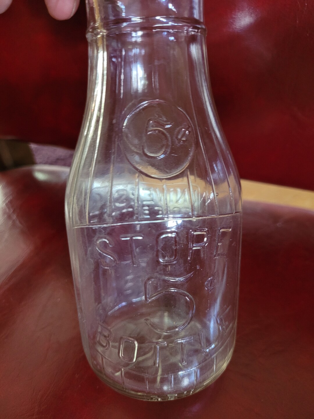 Universal Store 5 Cent Bottle - Pint Milk Bottle - Embossed - Ribbed ...