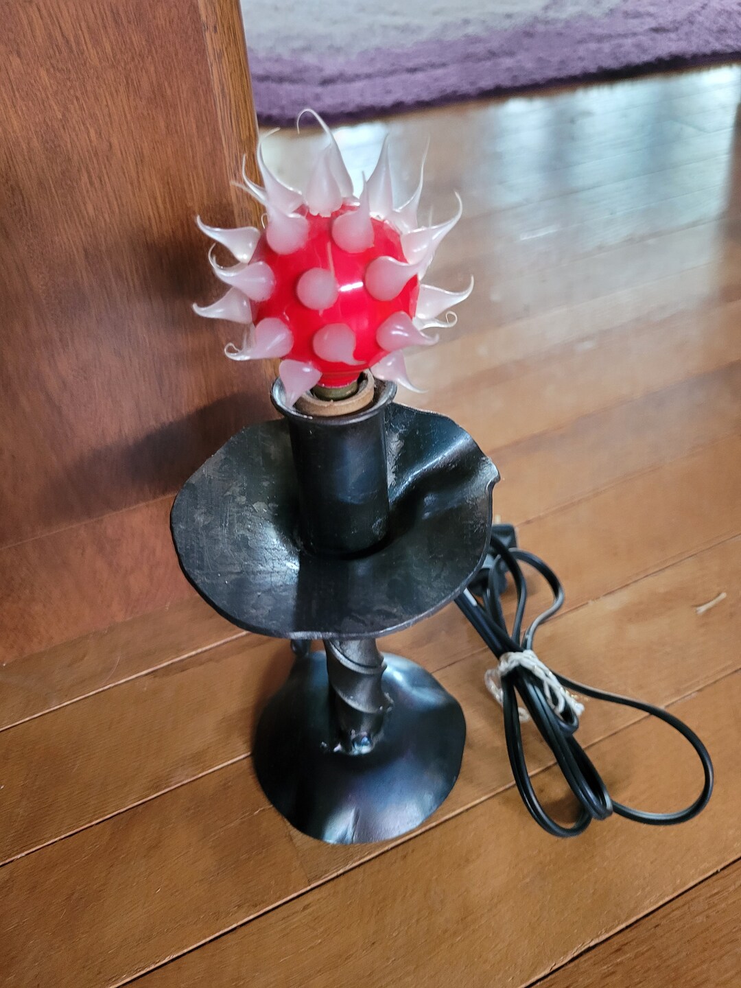 Metal Electric Candlestick Light W/finger Loop - Etsy