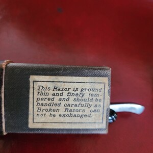 H Boker & Cos Unrivaled Razor - Straight Razor W/case - Square Tip ...