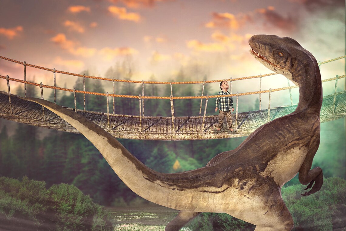 Dinosaur Digital Background / Digital Composite - Etsy