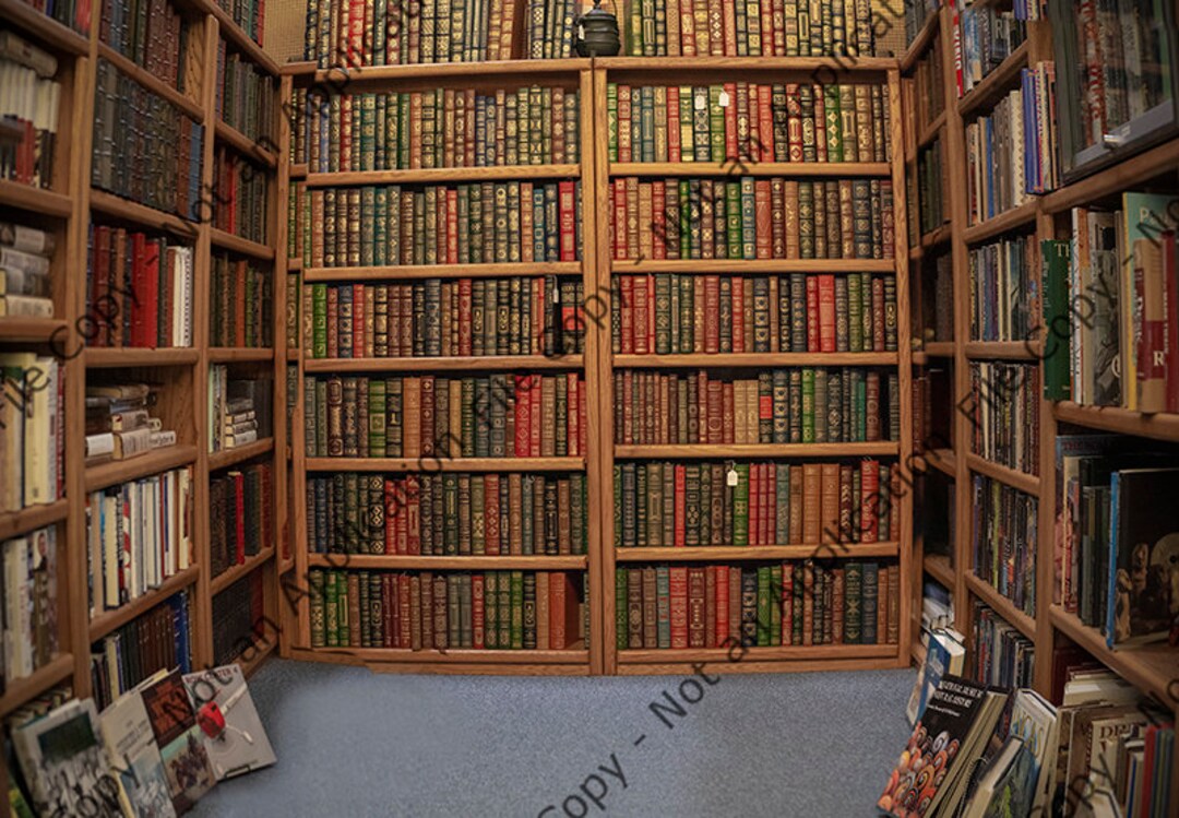 1 Digital Background Books /backdrop Library Digital Backdrop - Etsy