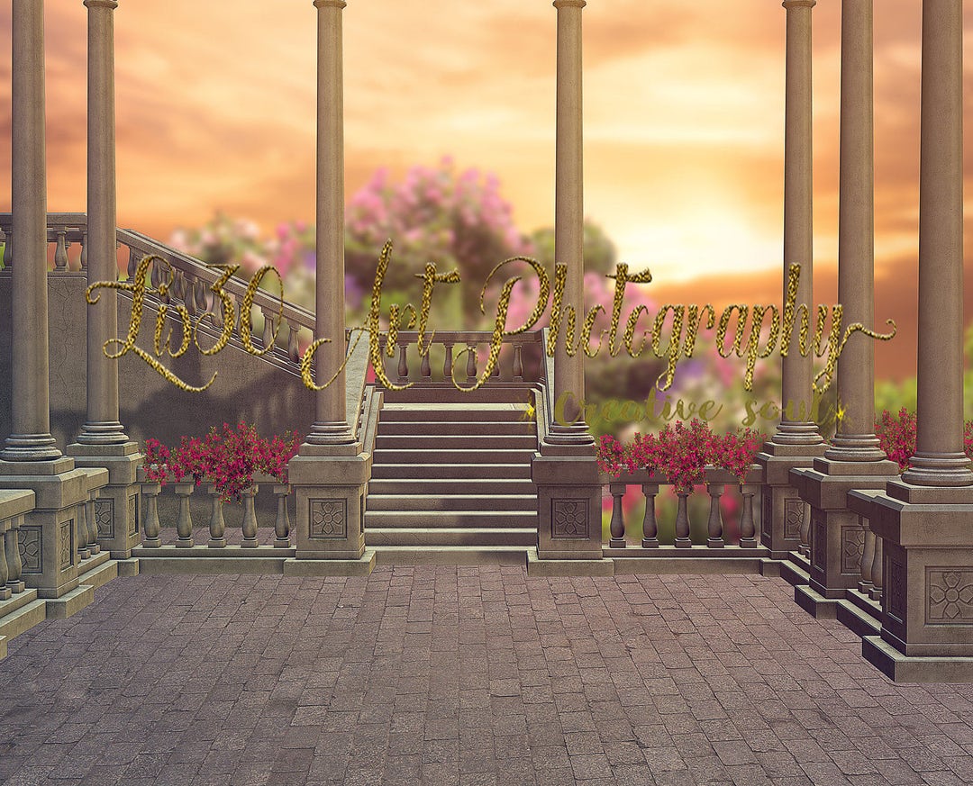 Castle Digital Background - Etsy