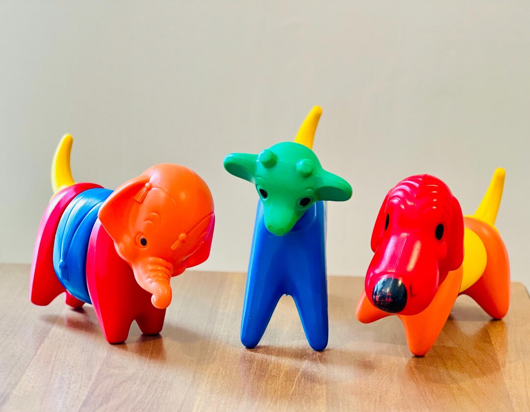 Vintage Tupperware Tupper Toy ZOO-IT-YOURSELF Animal Set 60s 70s - Etsy