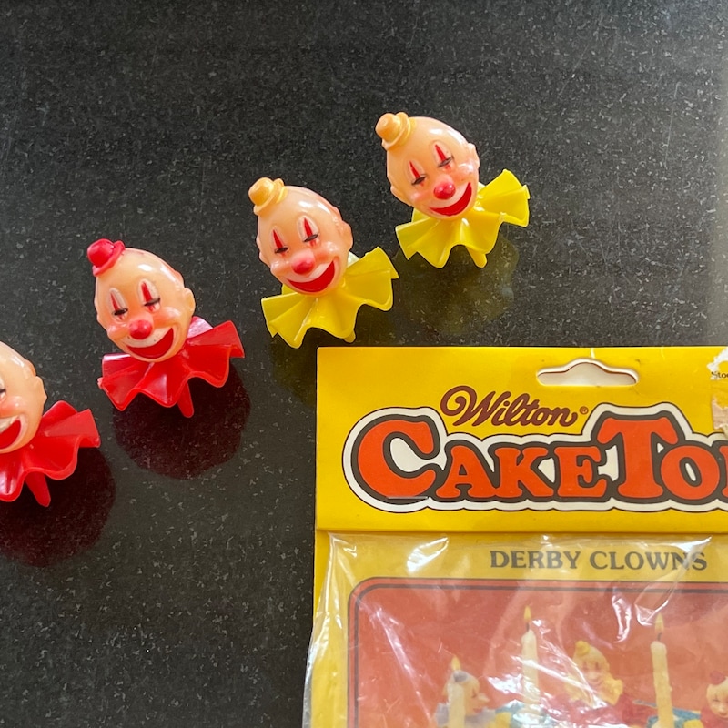 Clown Cake Toppers - Etsy