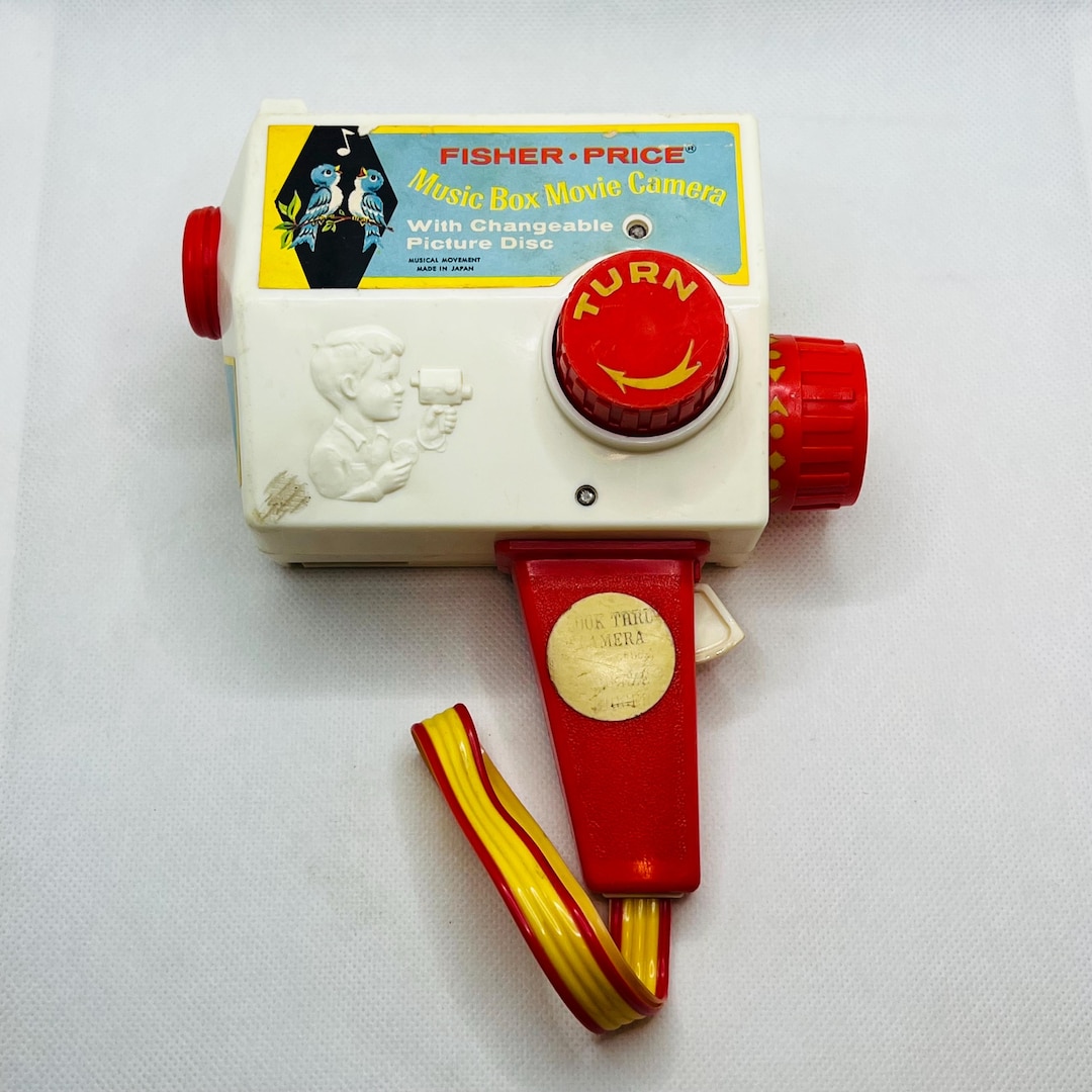 Vintage 1968 Fisher Price Music Box Movie Camera #919 With One ...