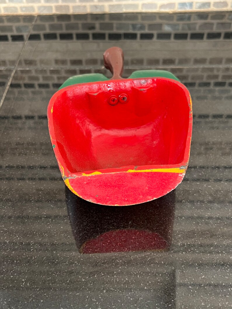 Vintage Cast Iron Apple Door Stop or Book End - Etsy