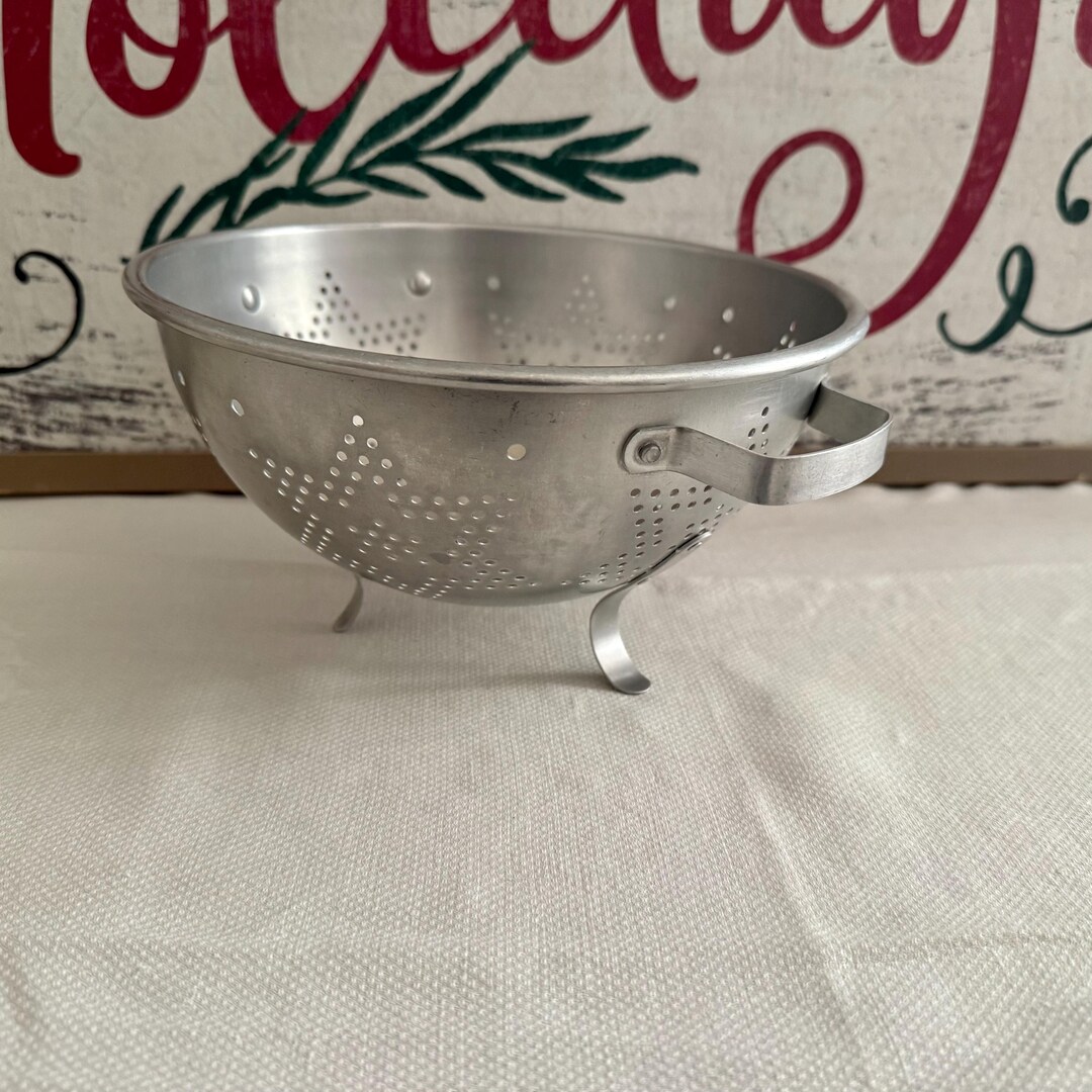 Vintage Aluminum Metal Star Colander 1980s Kitchen Decor - Etsy