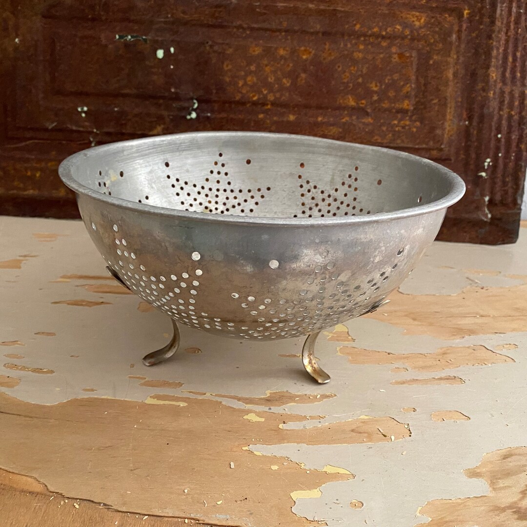 Vintage Aluminum Metal Star Colander 1950s Kitchen Decor - Etsy