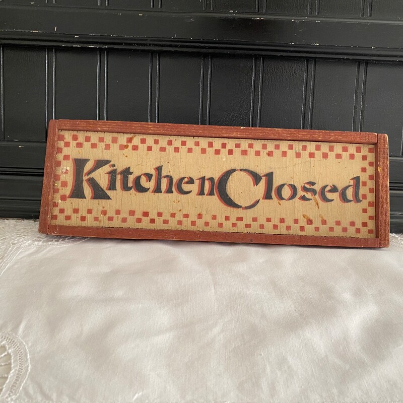 Vintage Kitchen Sign - Etsy