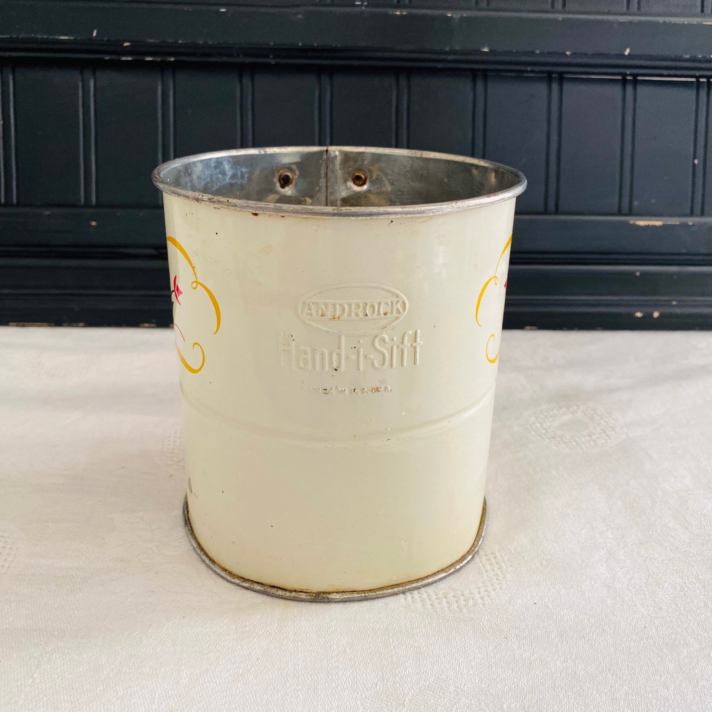 Vintage Androck Hand-i-sift Decorative Triple Screen Sifter - Etsy