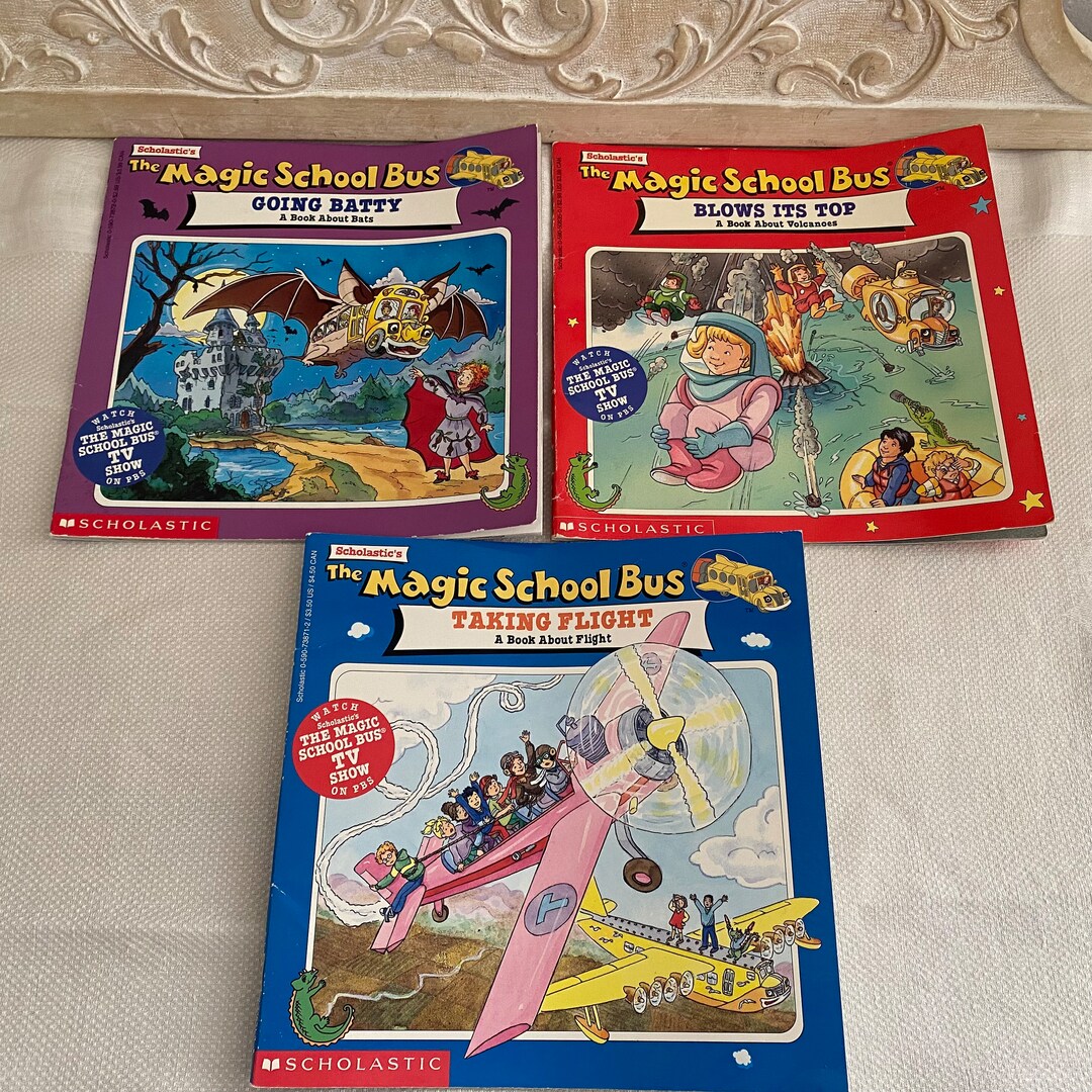 Vintage Trio of 3 Magic School Bus Paperback Books FREE SHIPPING - Etsy