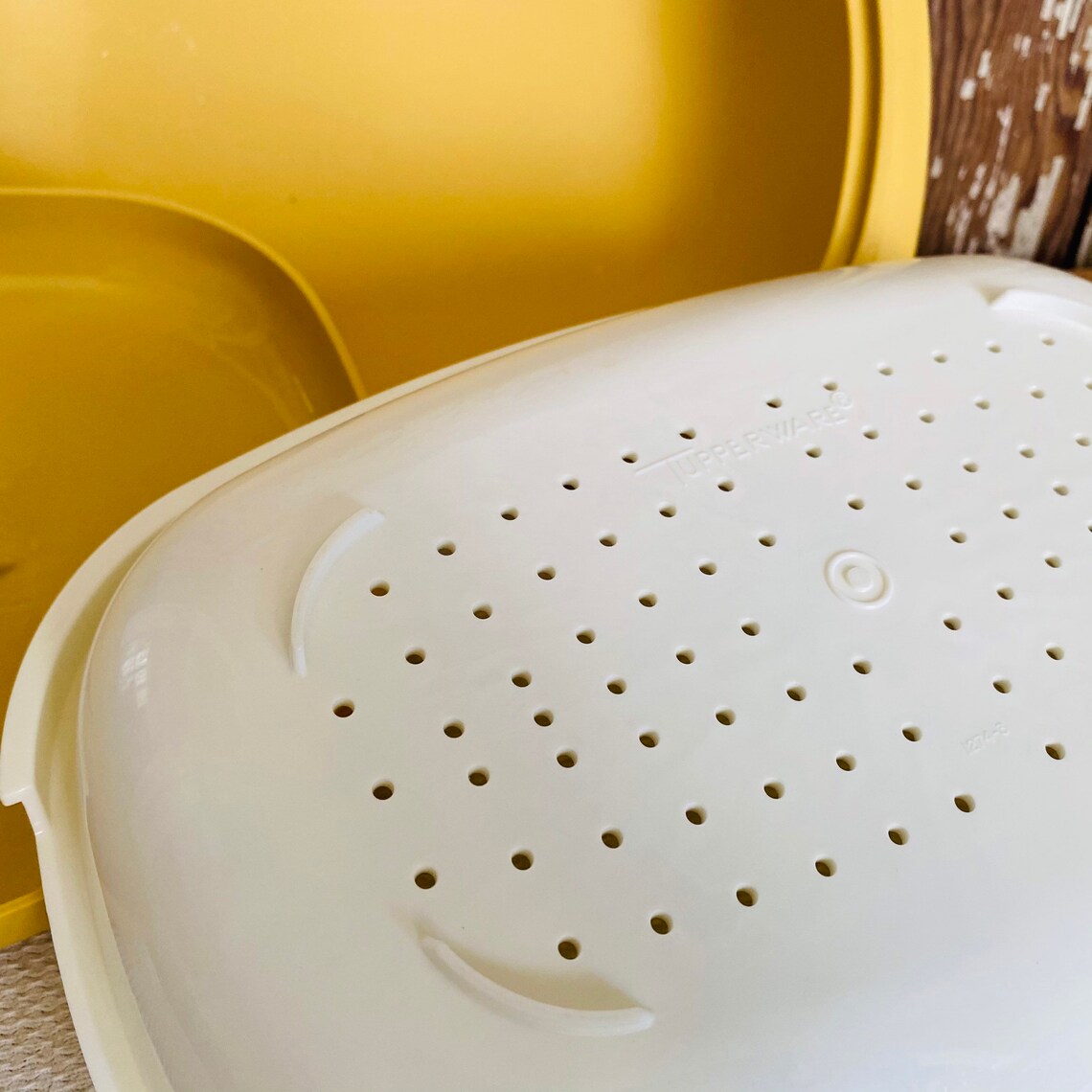 Vintage Tupperware Yellow Steamer/rice or Veggie Steamer | Etsy