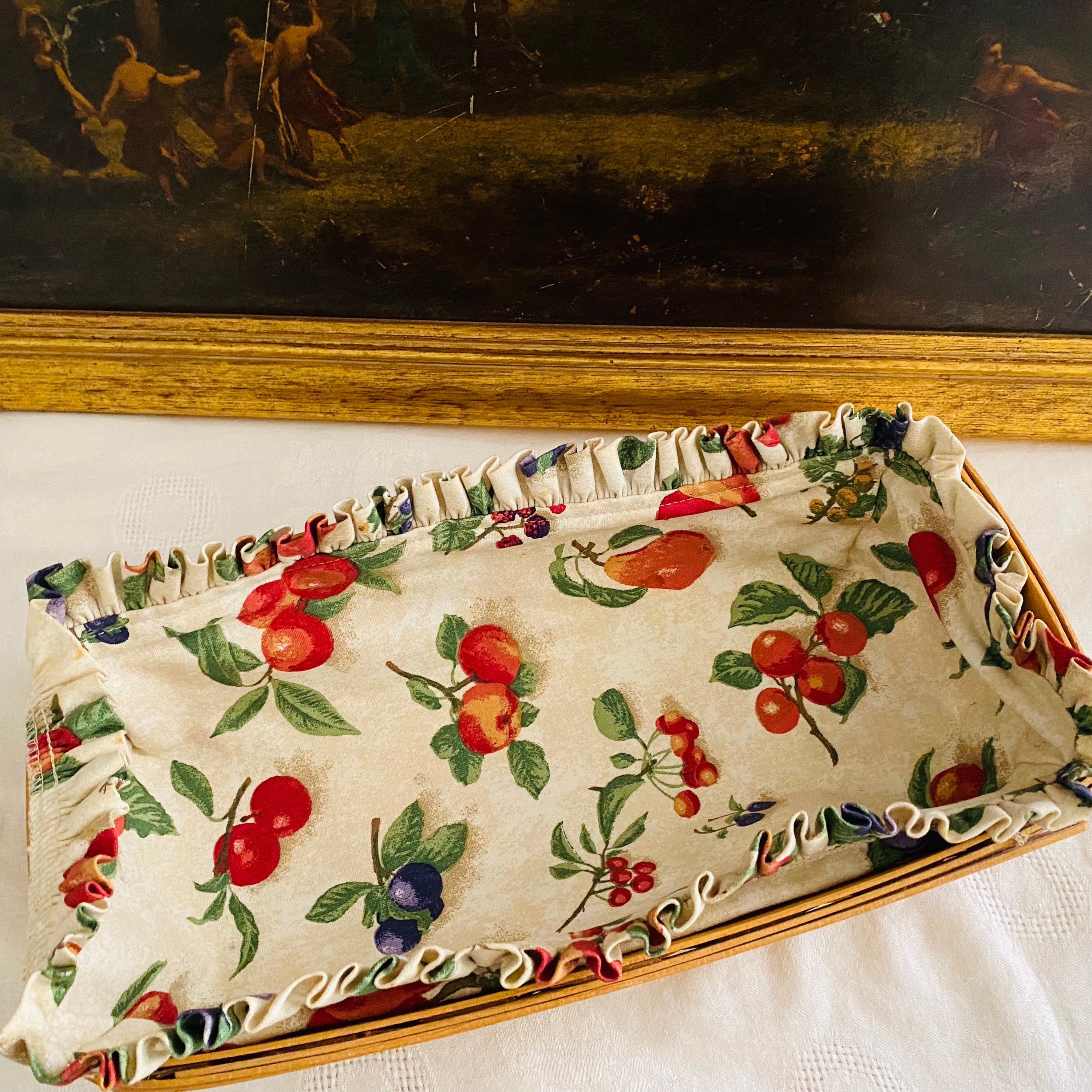 Vintage Longaberger Basket With Liner - Etsy