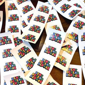 100 Pc Deny Defend Depose Sticker Pack Healthcare Reform Human Rights ...