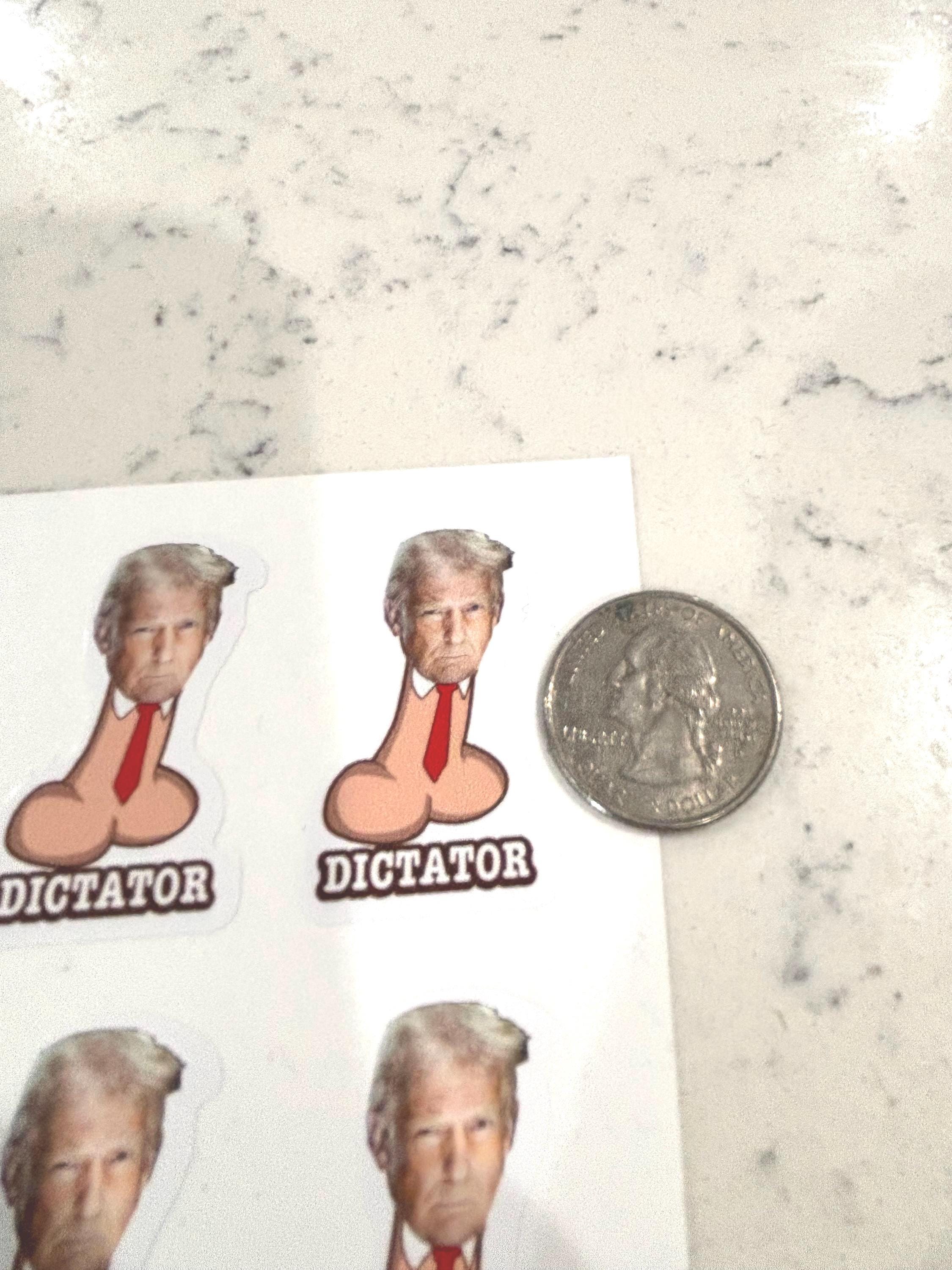 100 Pc Dictator Trump Sticker Pack Anti Trump Anti Fascist Anti Racist ...