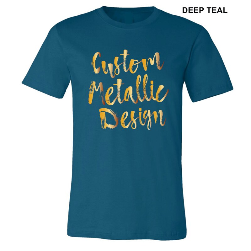 Gold Foil Shirt - Etsy