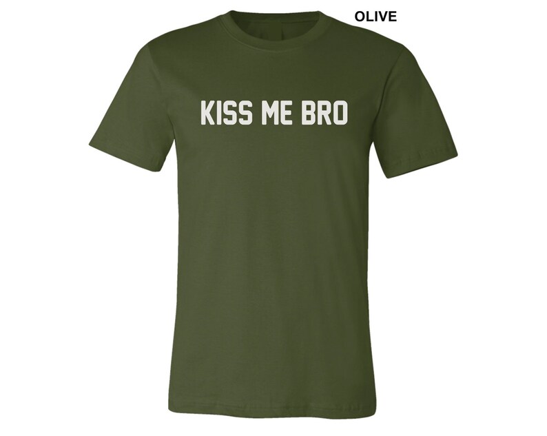 Kiss Me Bro Gay Pride Shirt Men Pride Clothing Men Gay Etsy