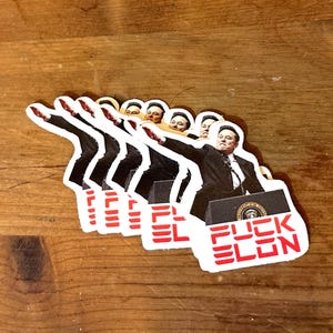 50 Pc Anti Elon Musk Sticker Pack F*ck Elon Sticker Pack Anti Trump ...