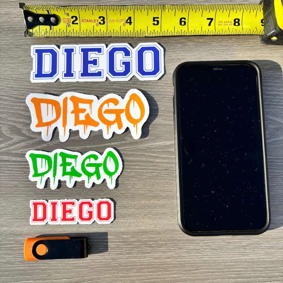Giant Waterproof Sticker Name Label Sticker for Water Bottle Custom ...