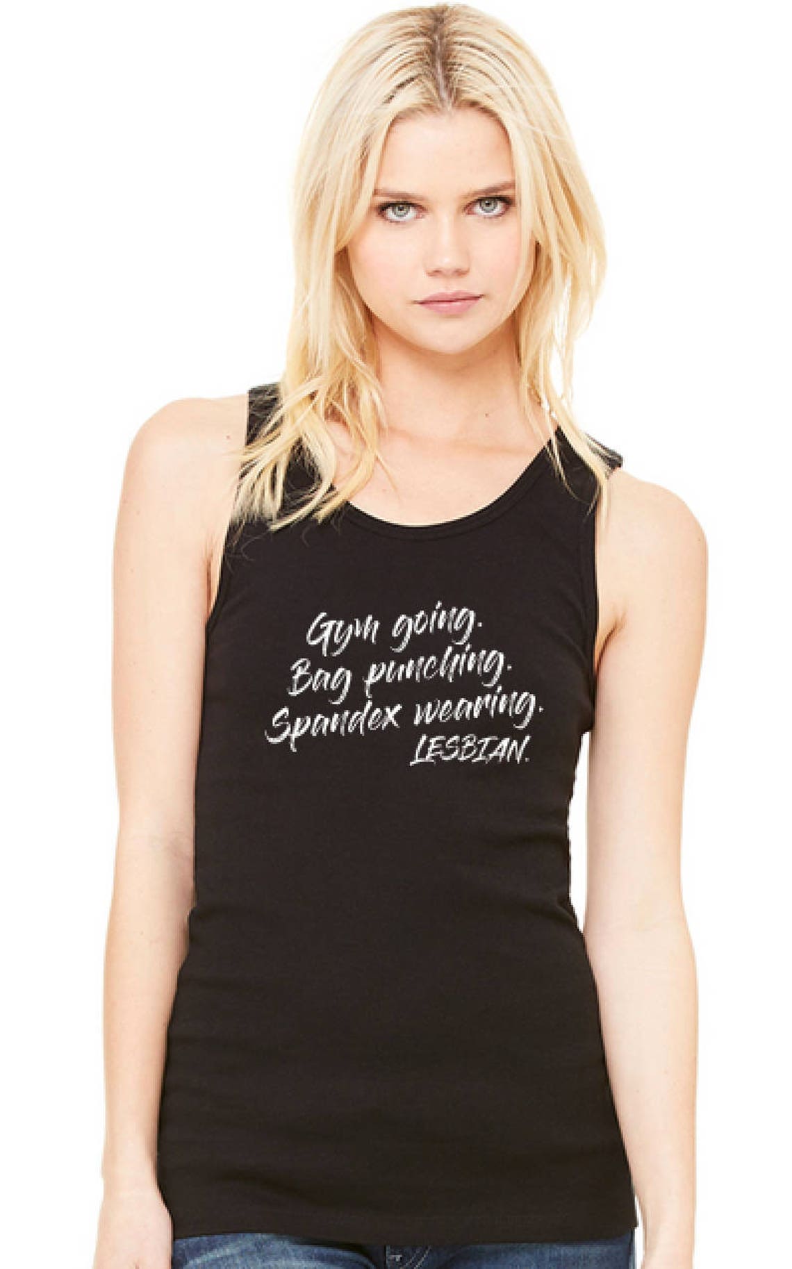 Lesbian Pride Tank Gym Lesbian Shirt Fit Lesbian Tank Gay Etsy
