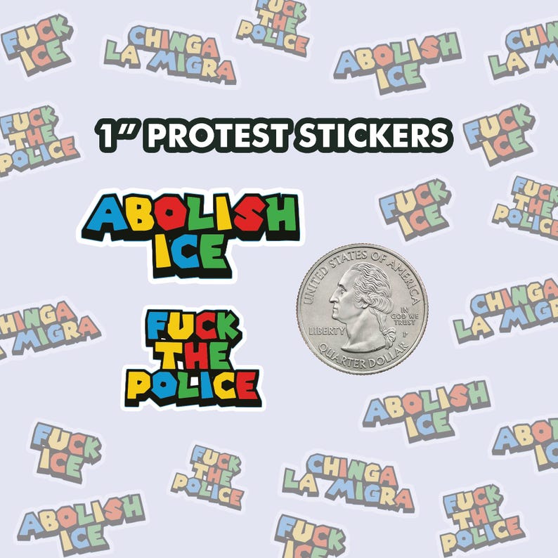 Resist Sticker Pack 100 Piece Pack Anti ICE Abolish ICE F*ck ICE ...