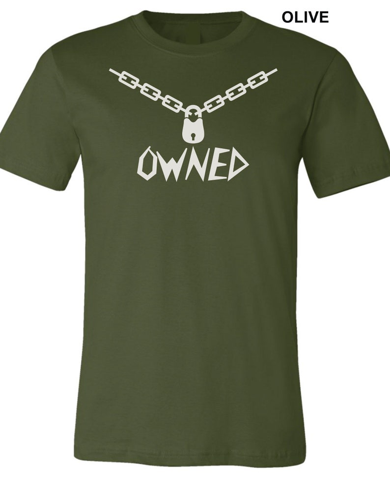Owned Shirt Bdsm Shirt Gay Kink Shirt Bondage Chain Etsy