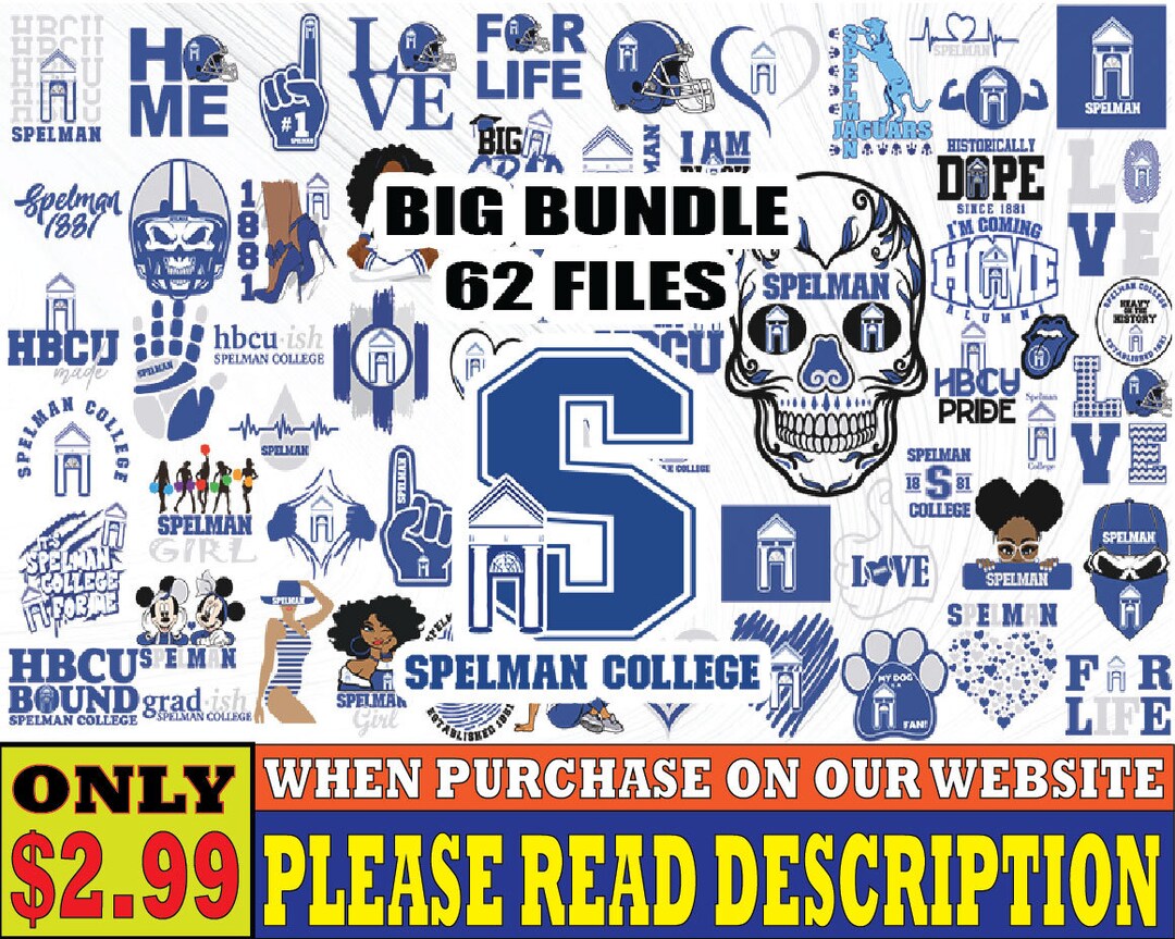 Spelman College Svg HBCU Svg Collections HBCU Svg Football - Etsy