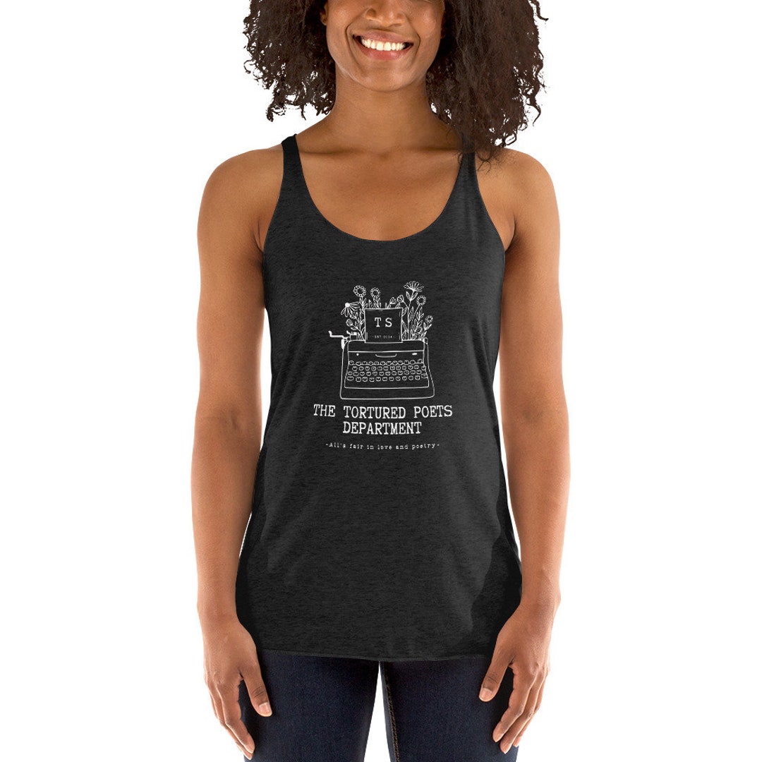 The Tortured Poets Department TTPD Typewriter & Flowers Women's ...