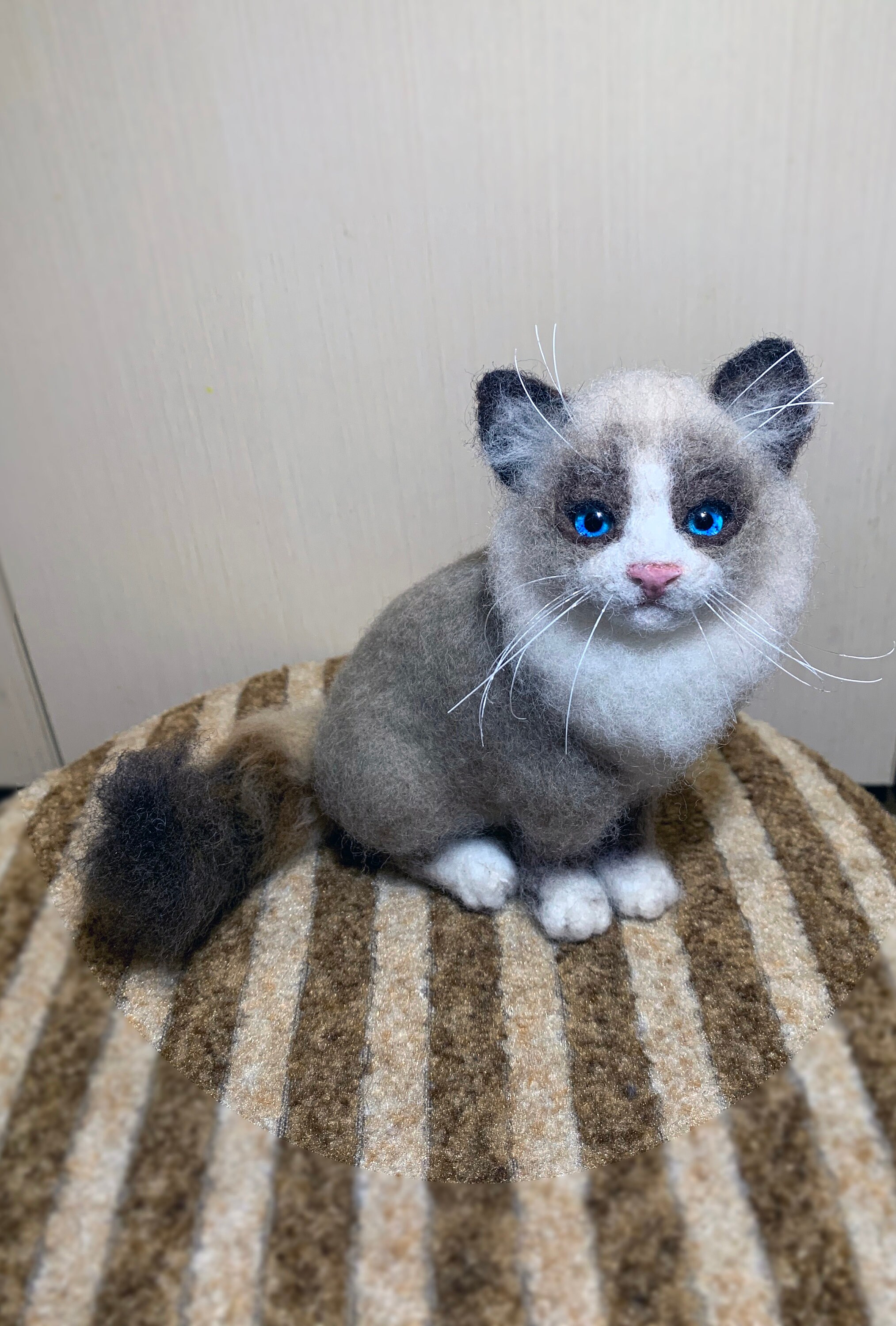 Mini Needle Felted Ragdoll Cat - Etsy