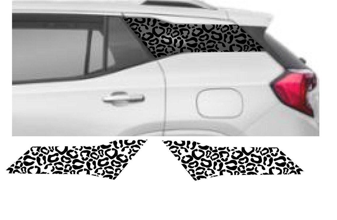 Kit of 2 Cheetah / Leopard Print Window Decals Fits GMC | Etsy