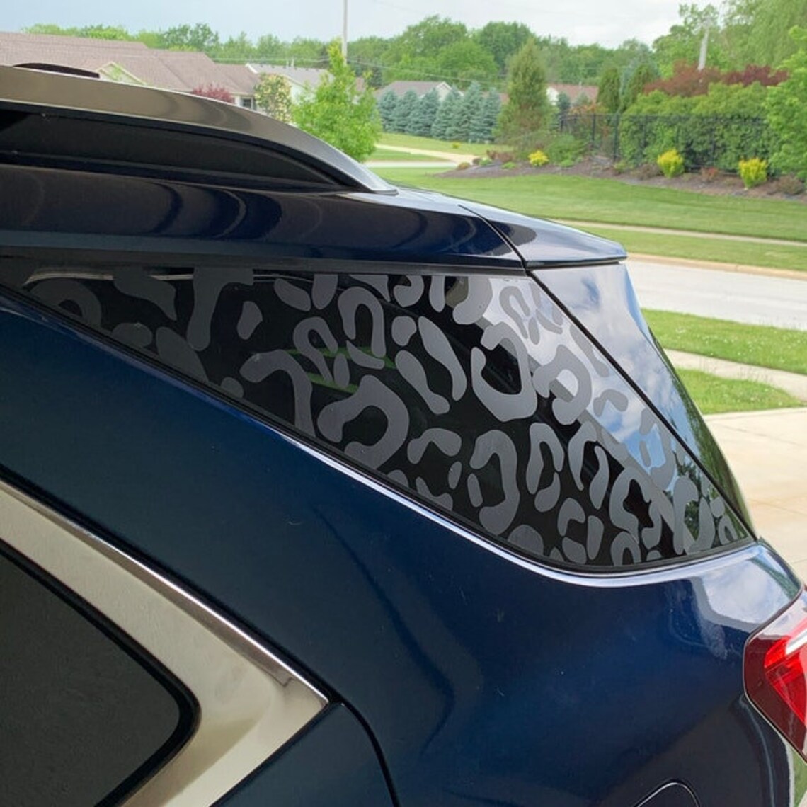 Kit of 2 Cheetah / Leopard Print Decals Fit Rear Windows | Etsy
