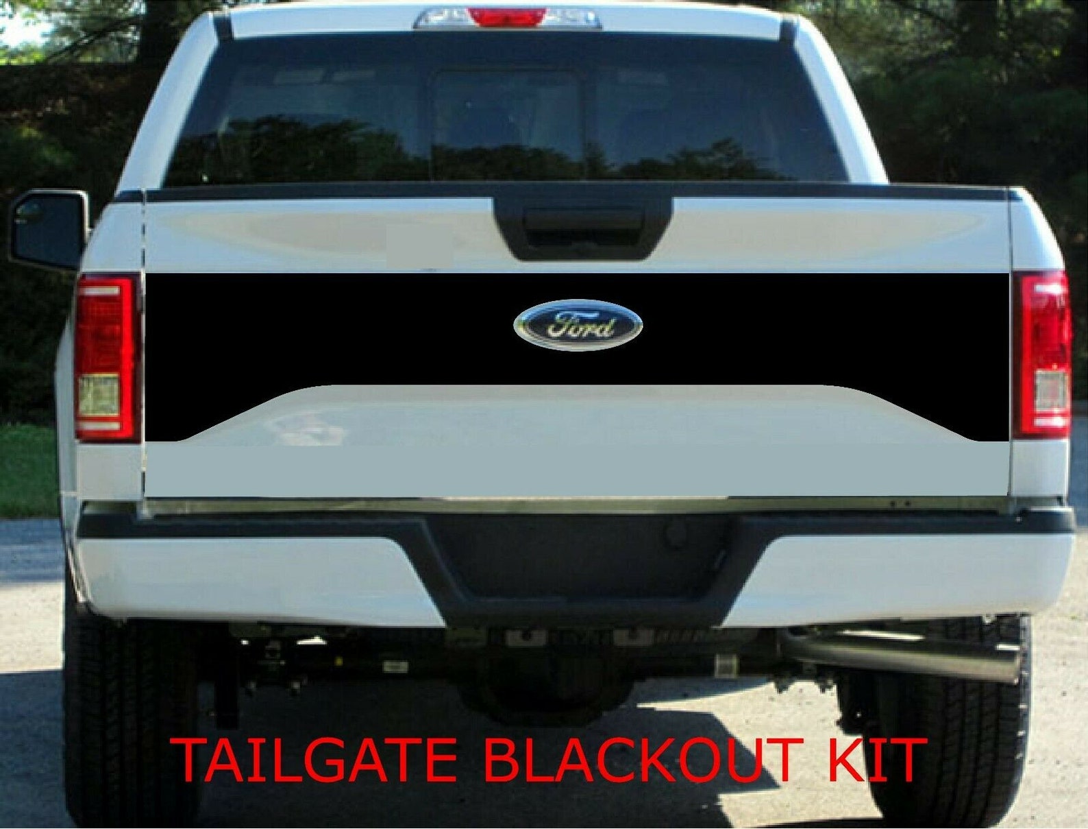 2015 2016 2017 Ford F-150 Tailgate BLACKOUT KIT Vinyl Graphics ...