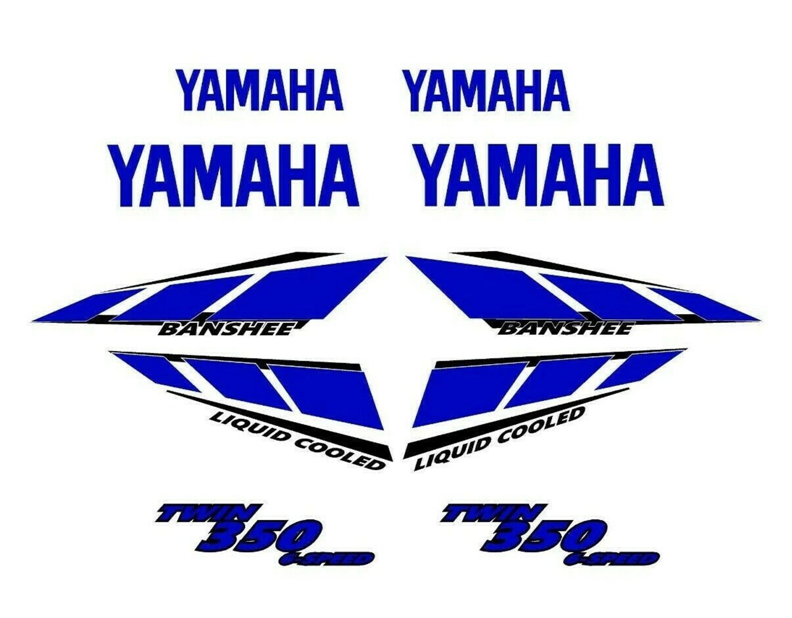 2001 Yamaha Banshee Reproducción Decal Graphics Kit Twin 350 - Etsy México
