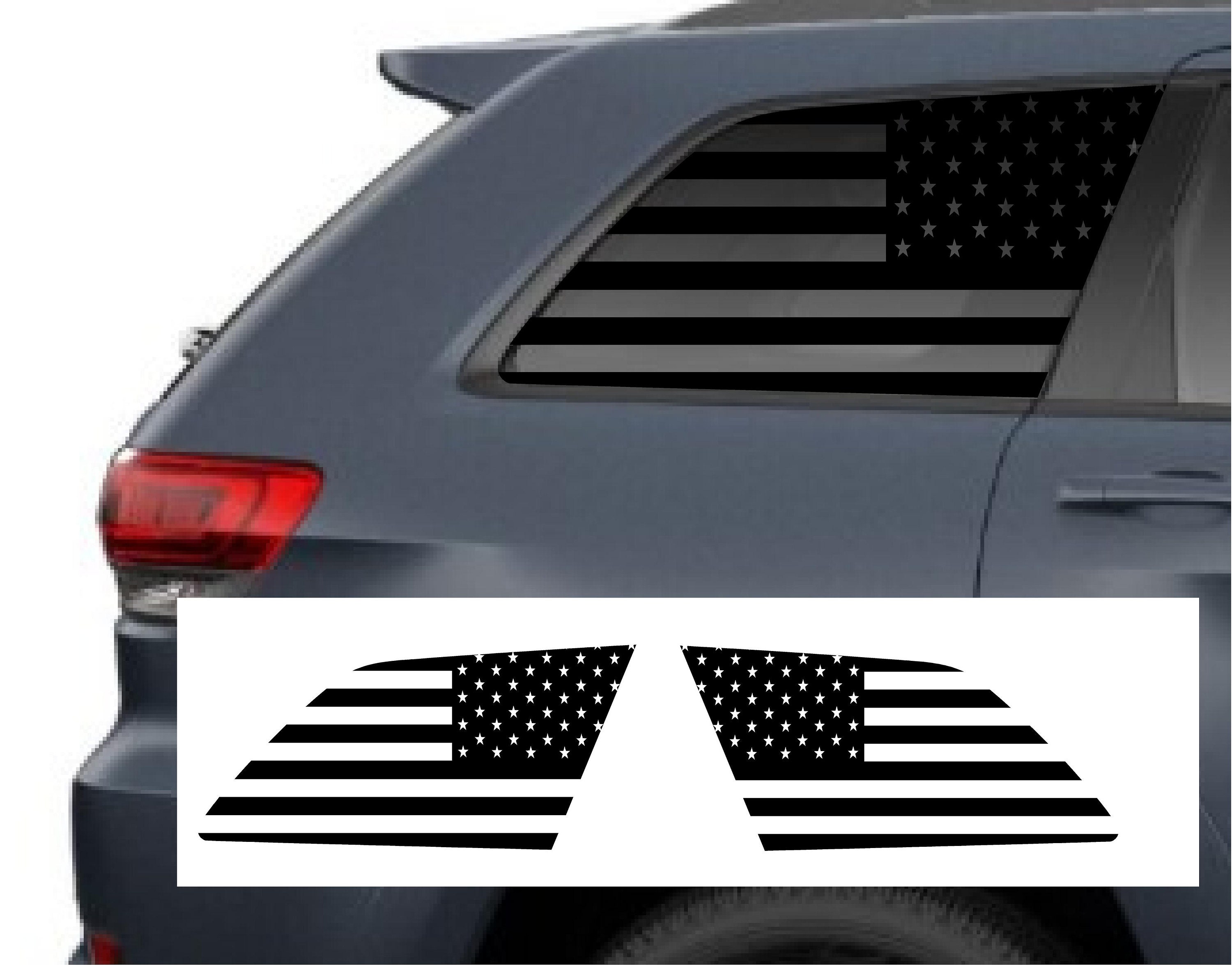 Kit of 2 USA Flag Decal Rear Windows Fits Jeep Grand - Etsy