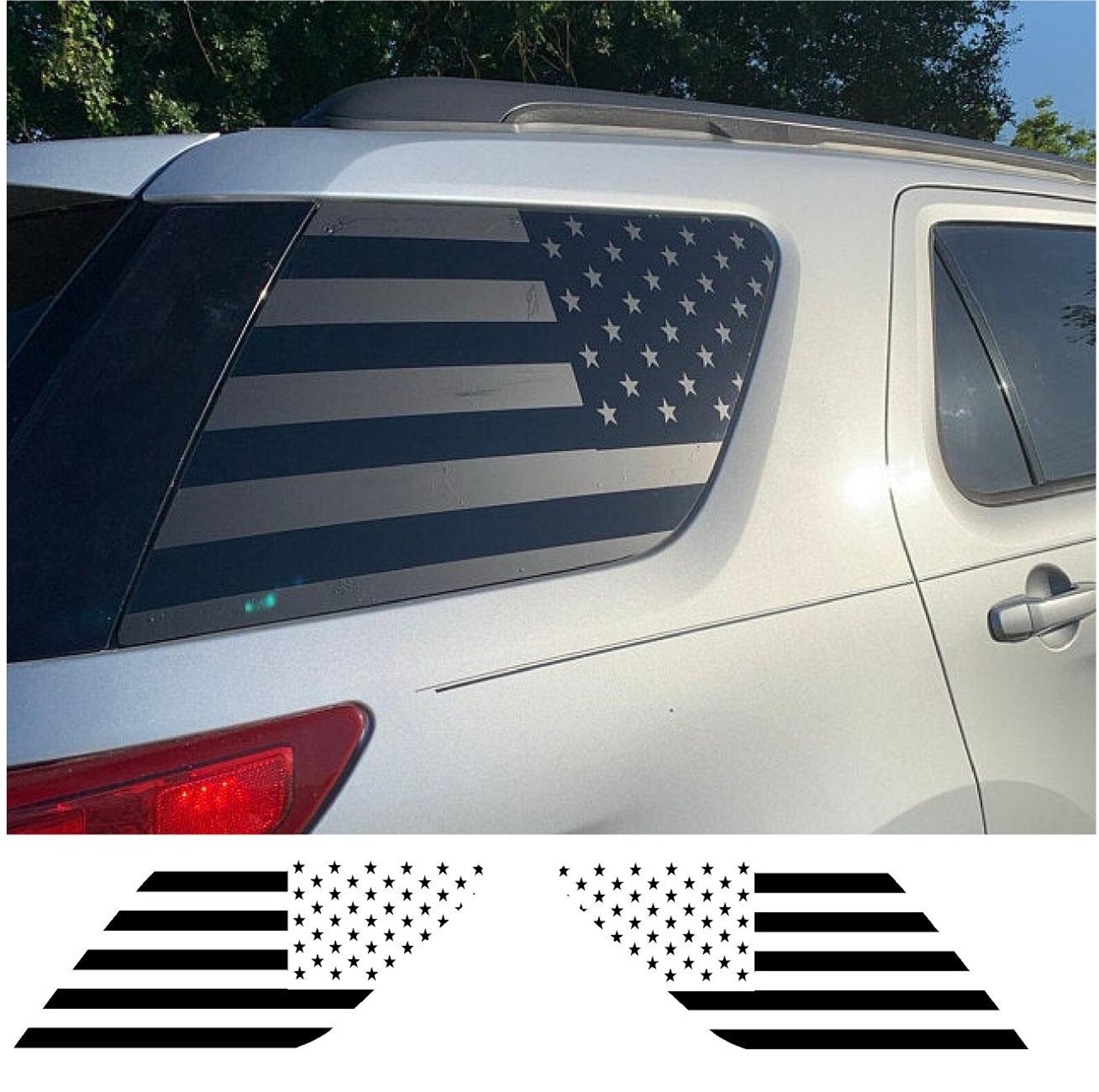 Kit of 2 USA Flag Decal Rear windows Ford Explorer 2011-2021 | Etsy