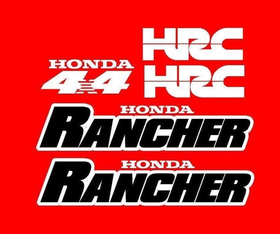 Honda Rancher S ES Stickers Decal Emblem Kit 2000-2006 350 TRX | Etsy