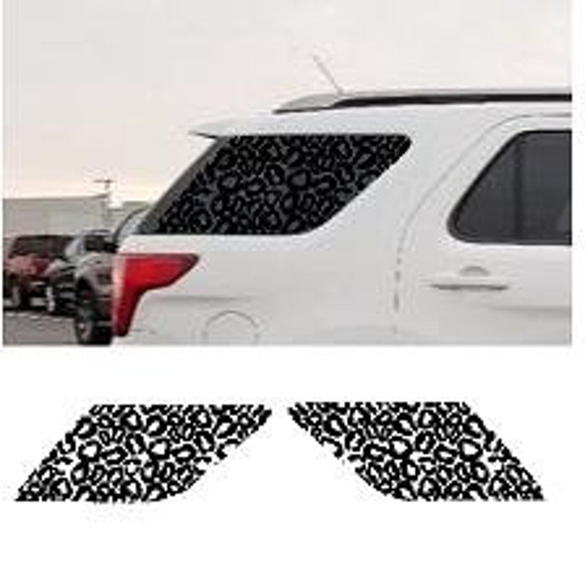 Kit of 2 Leopard Cheetah Rear Window Decals Fits Ford | Etsy