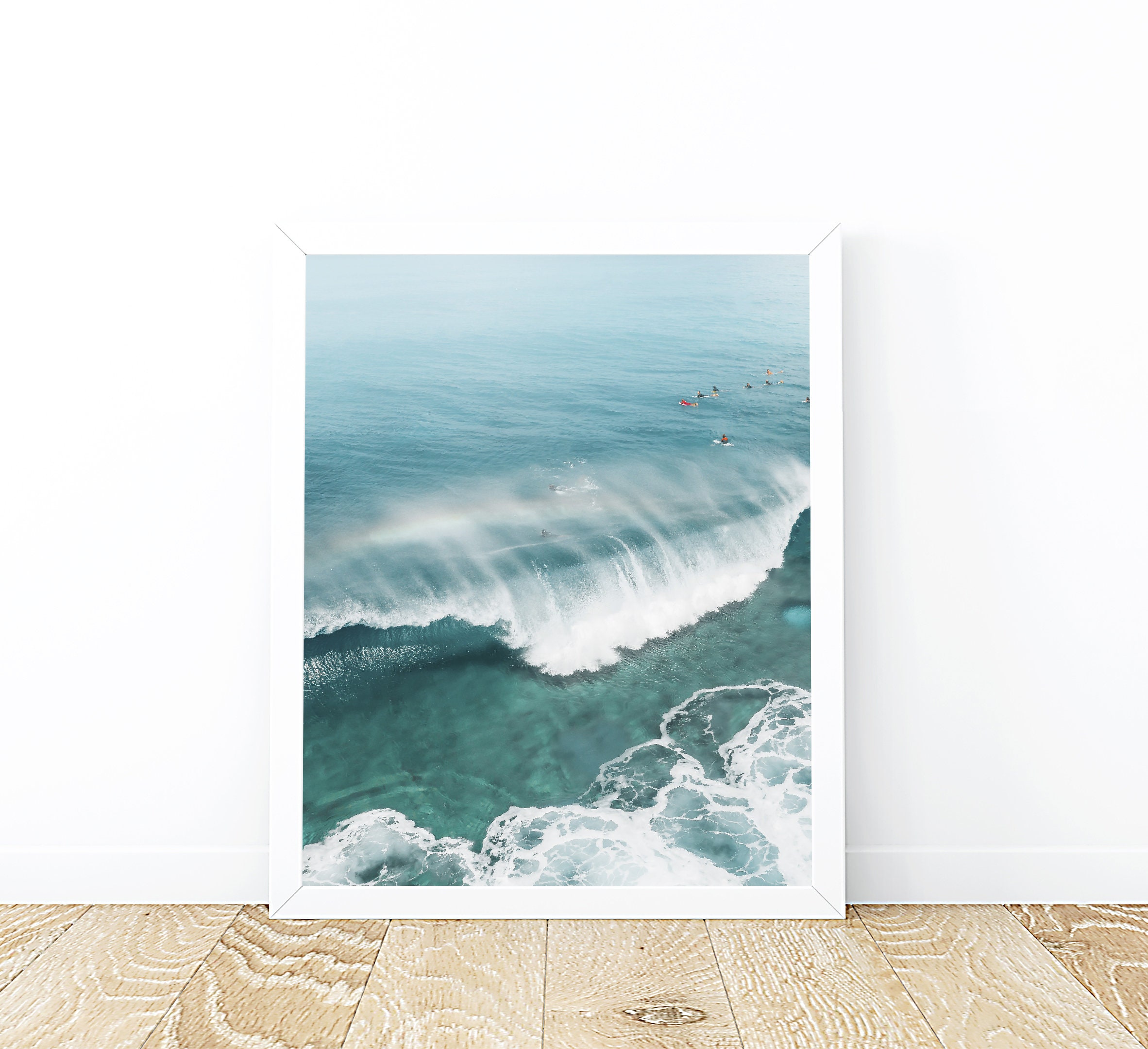 Ocean Wave Wall Art Surf Wave Poster Surfing Print Coastal - Etsy