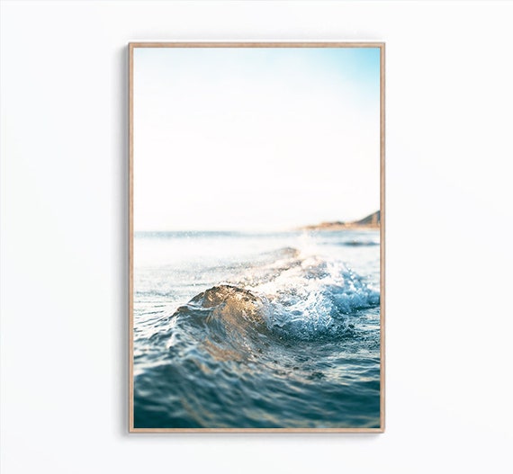 Wave Photo Art Print Ocean Wave Print California Coastal - Etsy