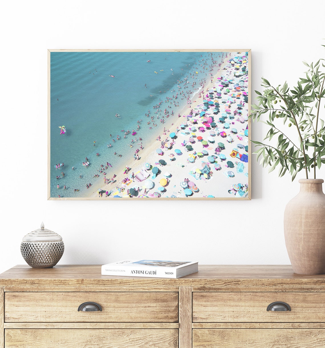 Tropical Beach Wall Art Aerial Beach Print Coastal Poster - Etsy